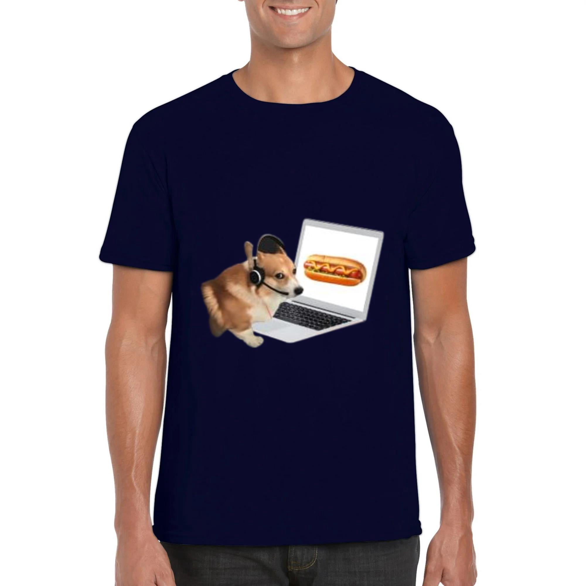 Funny Dog Hotdog Meme Cute Animal Wiener Sausage Weiner T-Shirt, for ...
