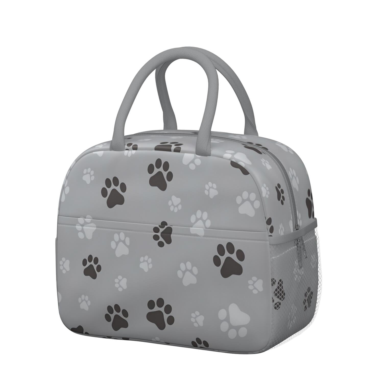 Funny Dog Illustration Lunch Box - Waterproof & Insulated with Vintage ...