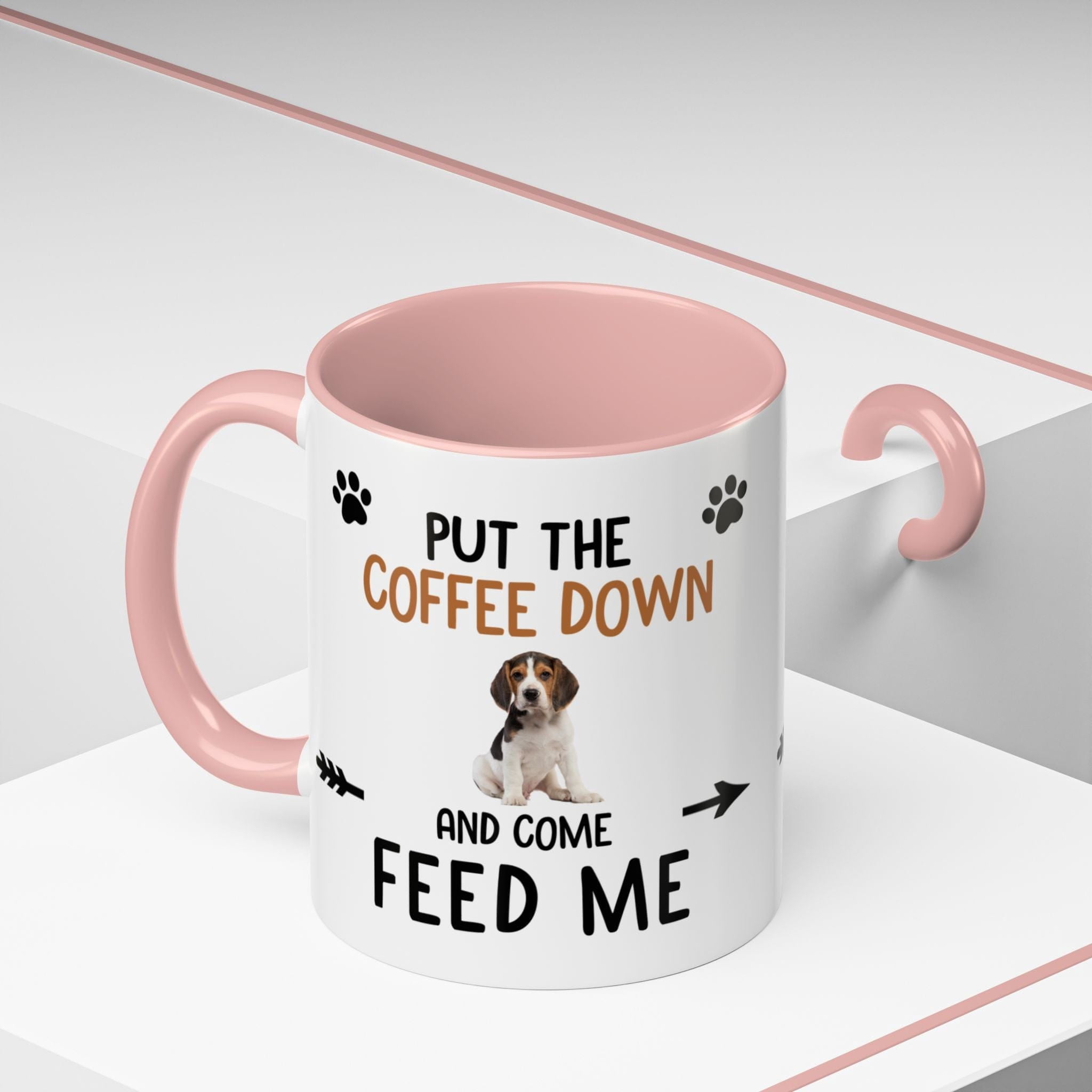 Funny Dog Lover Mug - 'Put the Coffee Down and Come Feed Me' - Walmart.com
