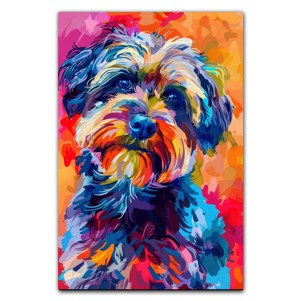 Funny Dog Painting,Havanese Dog Art Wall Decor, Inspirational Wall Art ...
