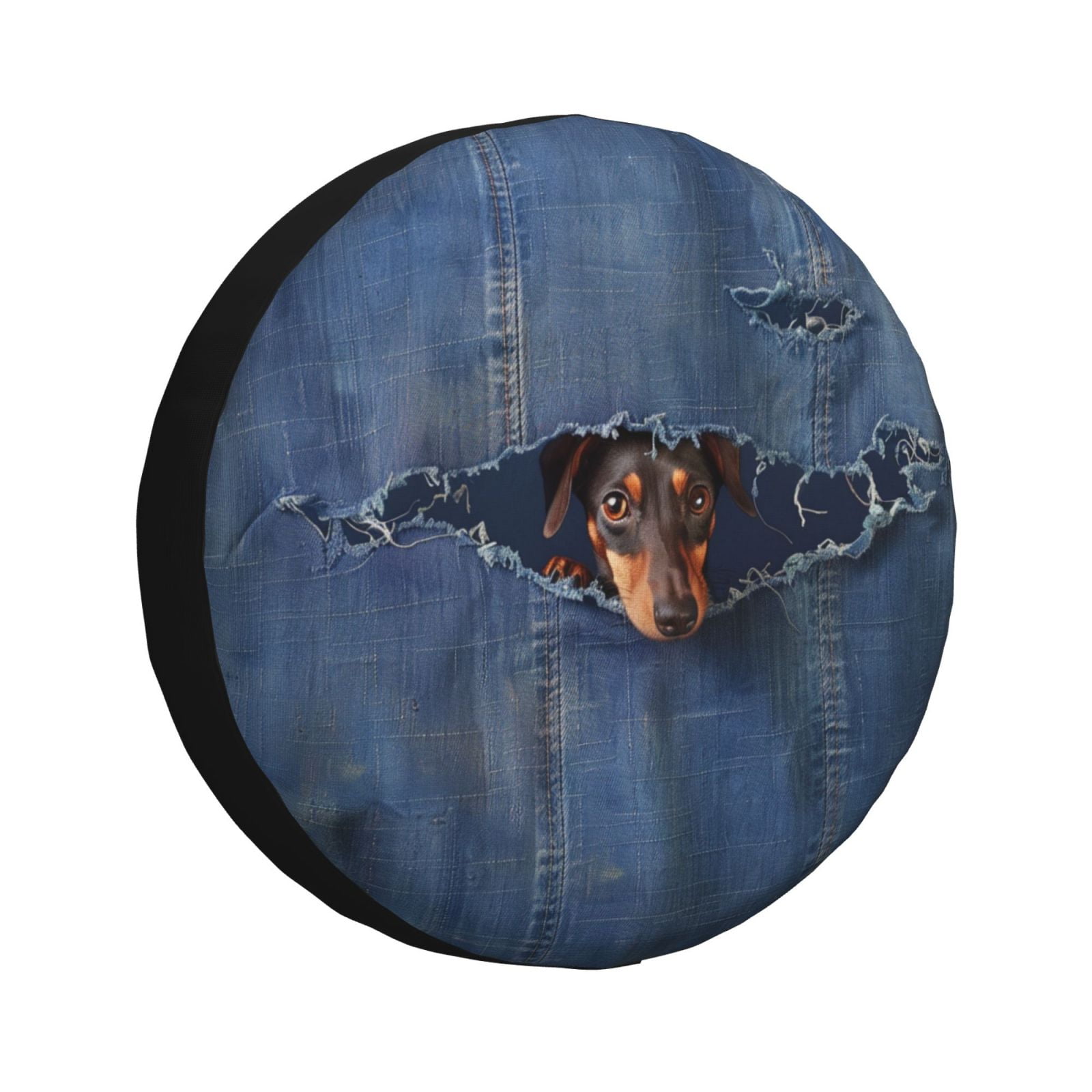 Funny Dog Pattern Cute Animal Spare Tire Wheel Cover for Car Truck SUV ...