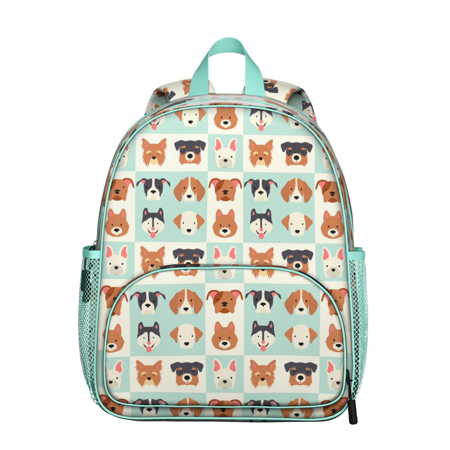 Funny Dog Print Backpack, Compact and Lightweight Bag with Puppy Bone ...