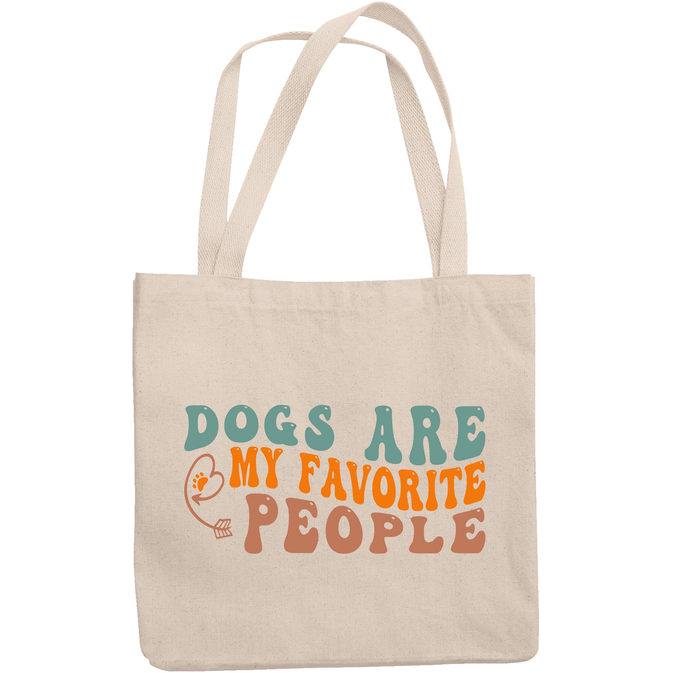 Funny Dogs Are My Favorite People, Dog Lover Quote, Groovy Retro Wavy ...