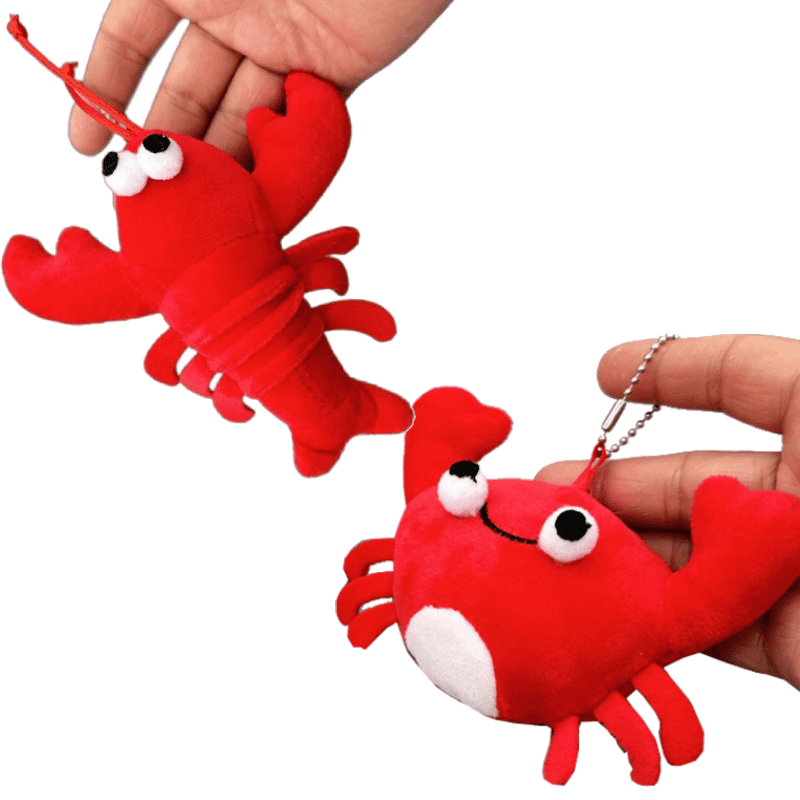Funny Doll Crawfish, Red Crab Combo Set,Luxuriously Soft Plush Car ...