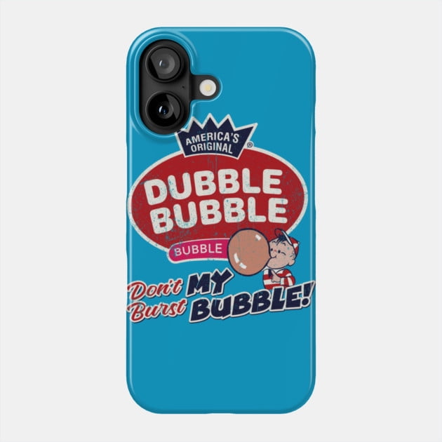 Funny 'Don't Burst My Bubble' Classic Bubble Gum Brand Pun Graphic Case ...