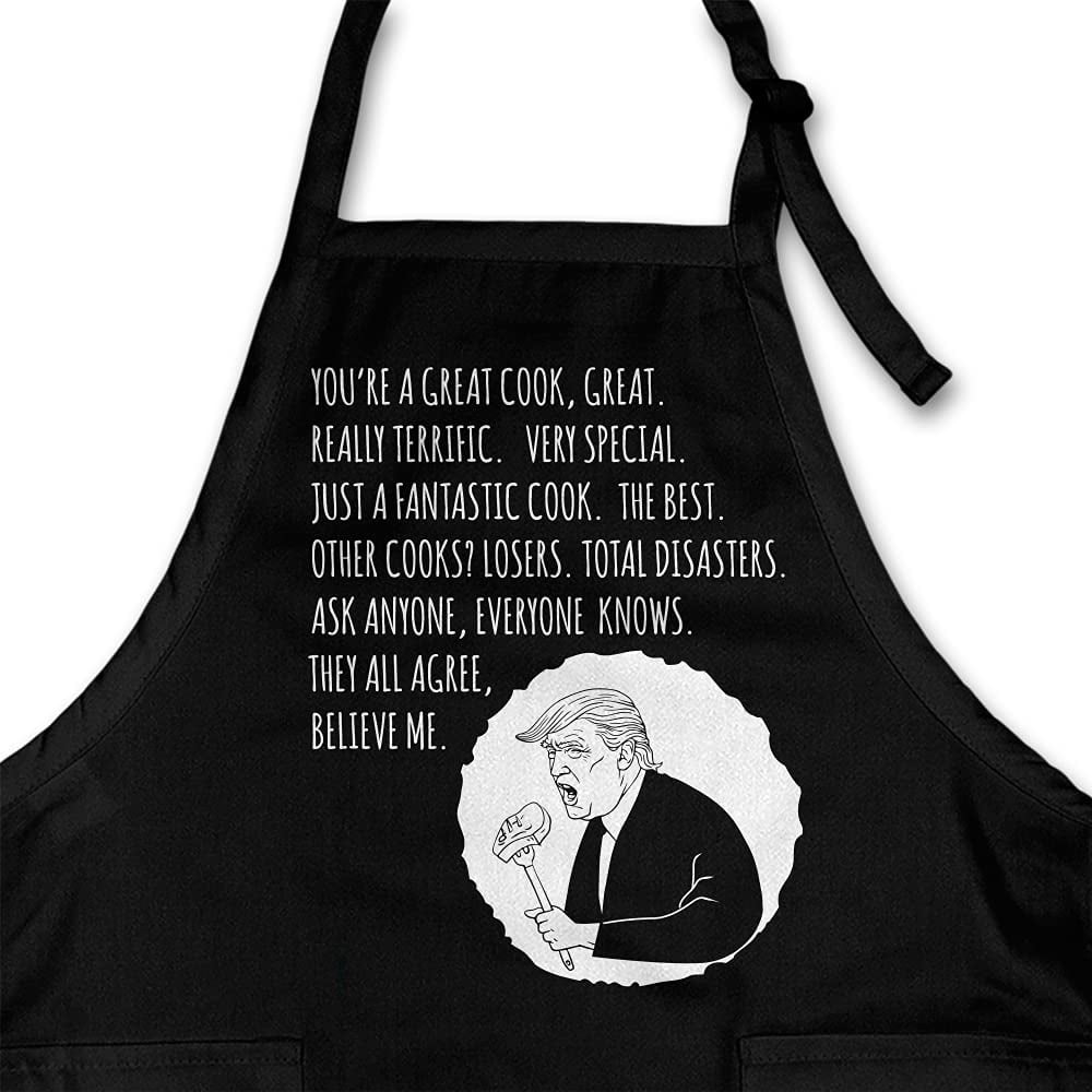 Funny Donald Trump Gift Men - BBQ Grilling Apron, Cooking, Barbecue ...
