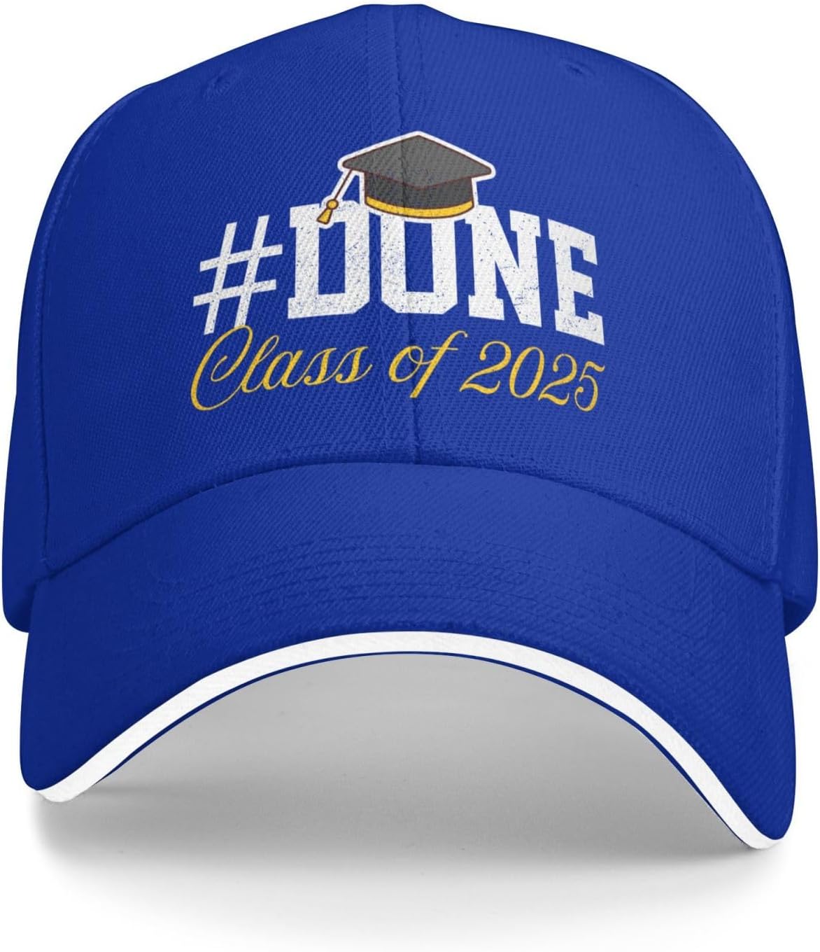 Funny Done Cap 2025 Graduation Year Cotton Baseball Hat - Walmart.com