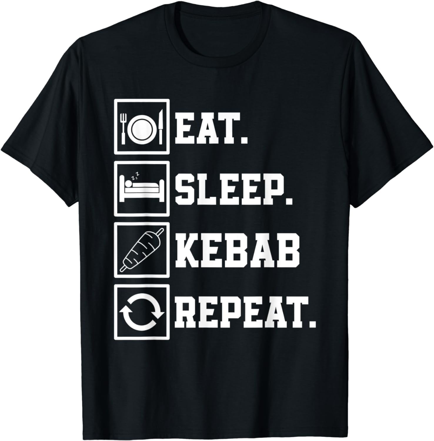 Funny Doner Kebab Lover Costume Turkish Fast Food T-Shirt - Walmart.com
