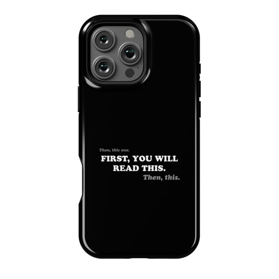 Funny Dont Read Book Lover Phone Case for iPhone 11 12 13 14 15 16 Pro ...