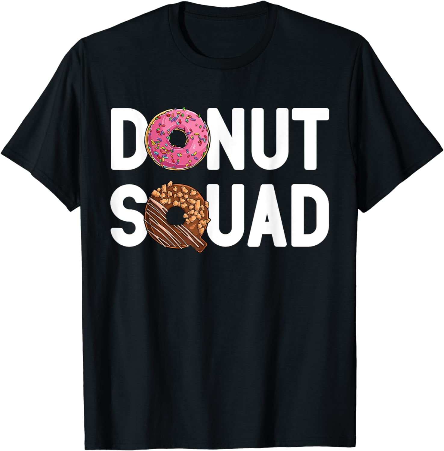Funny Donut Cool Donut Lover Birthday Girls Donut Squad T-Shirt ...