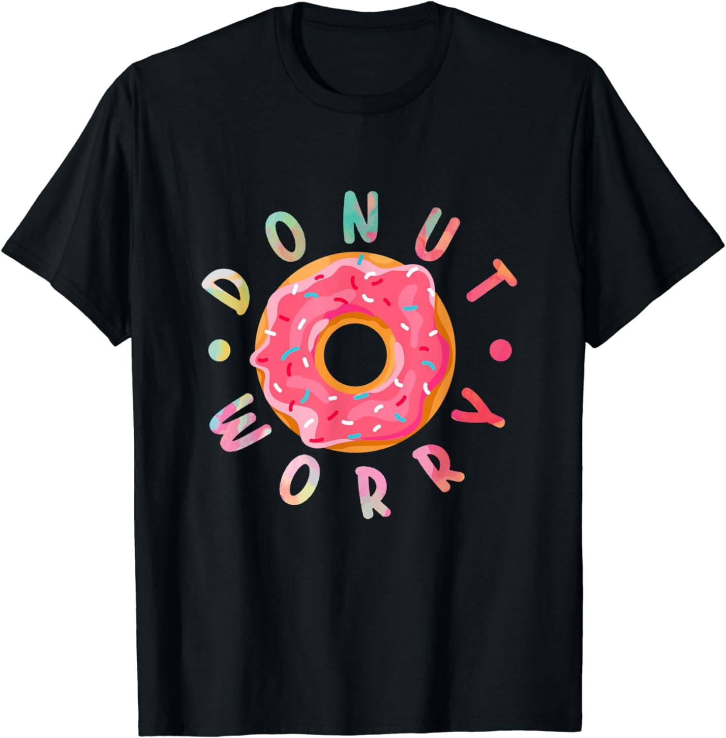 Funny Donut Worry Food Pun Doughnut Day Baker T-Shirt - Walmart.com