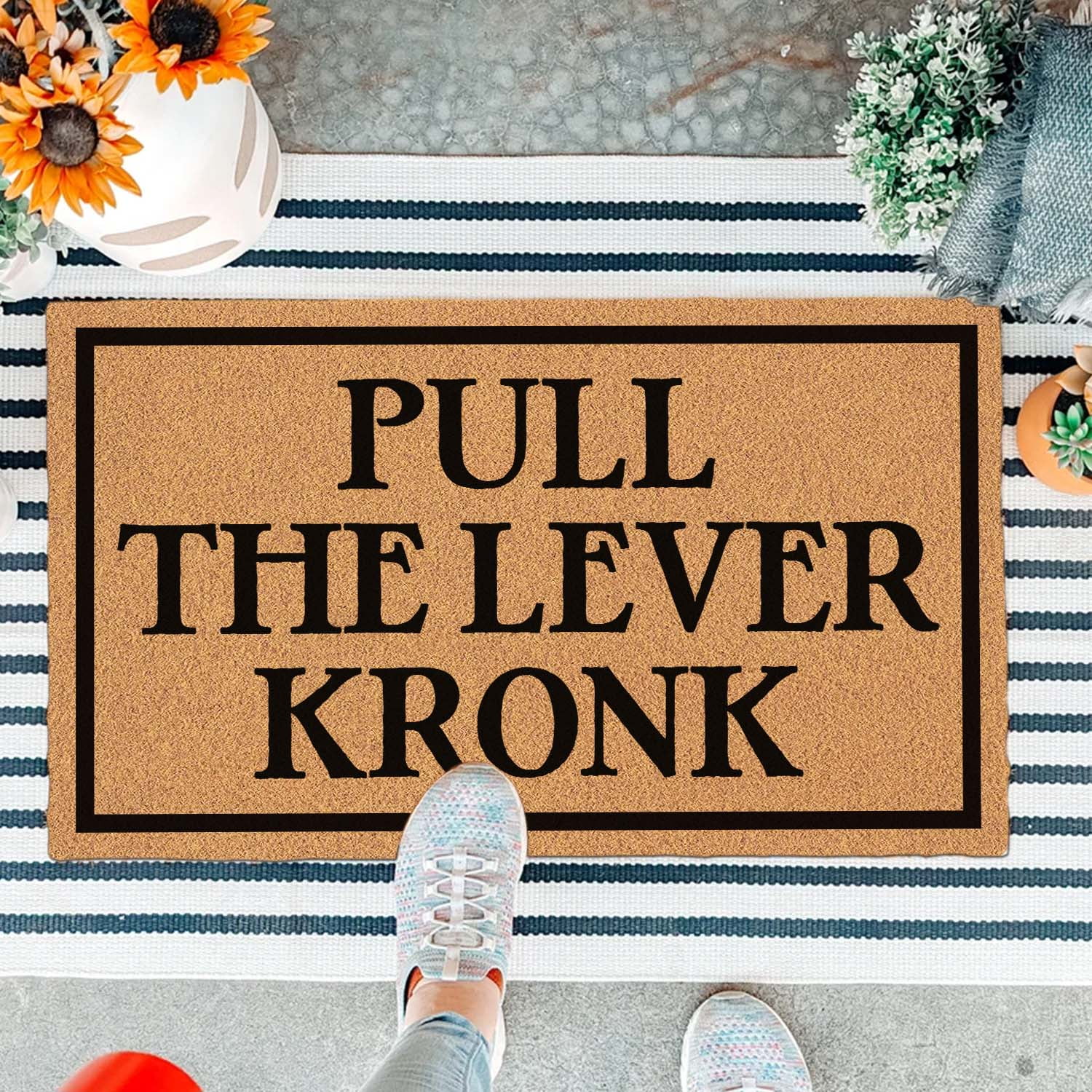 Funny Doormat Front Door Mat Entryway Outdoor Mat with Heavy Duty Front ...