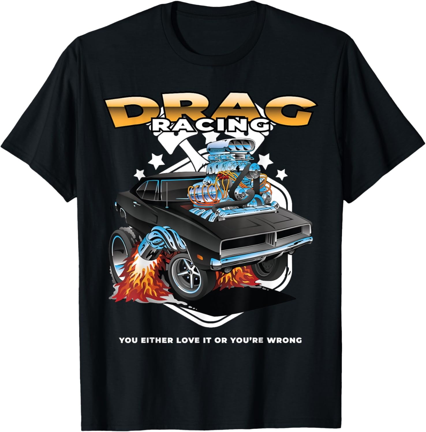 Funny Drag Racing Shirt | Motor Racing Mechanics Dragster T-Shirt ...