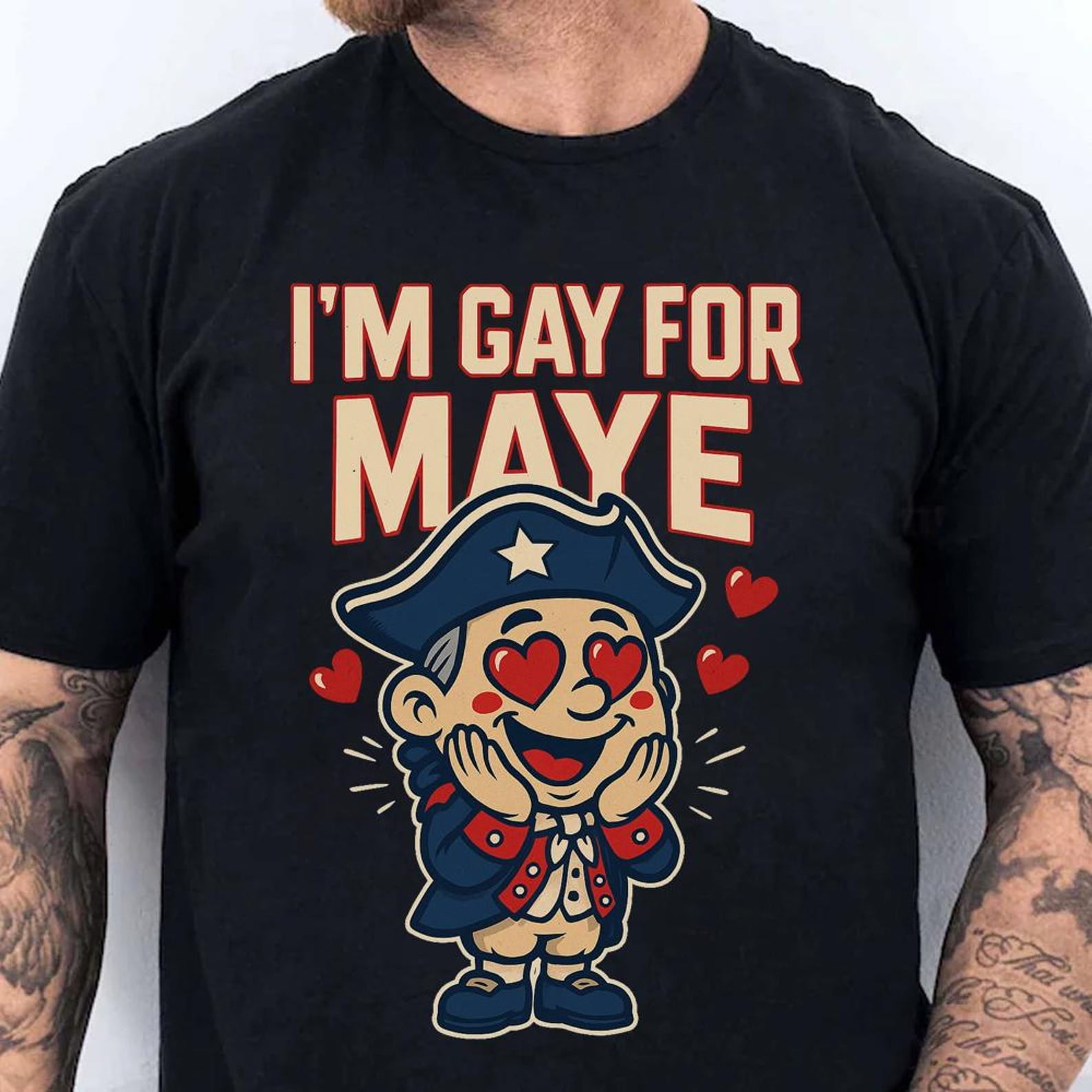 Funny Drake Maye I'm Gay for Maye Shirt, New England Football Tshirt ...