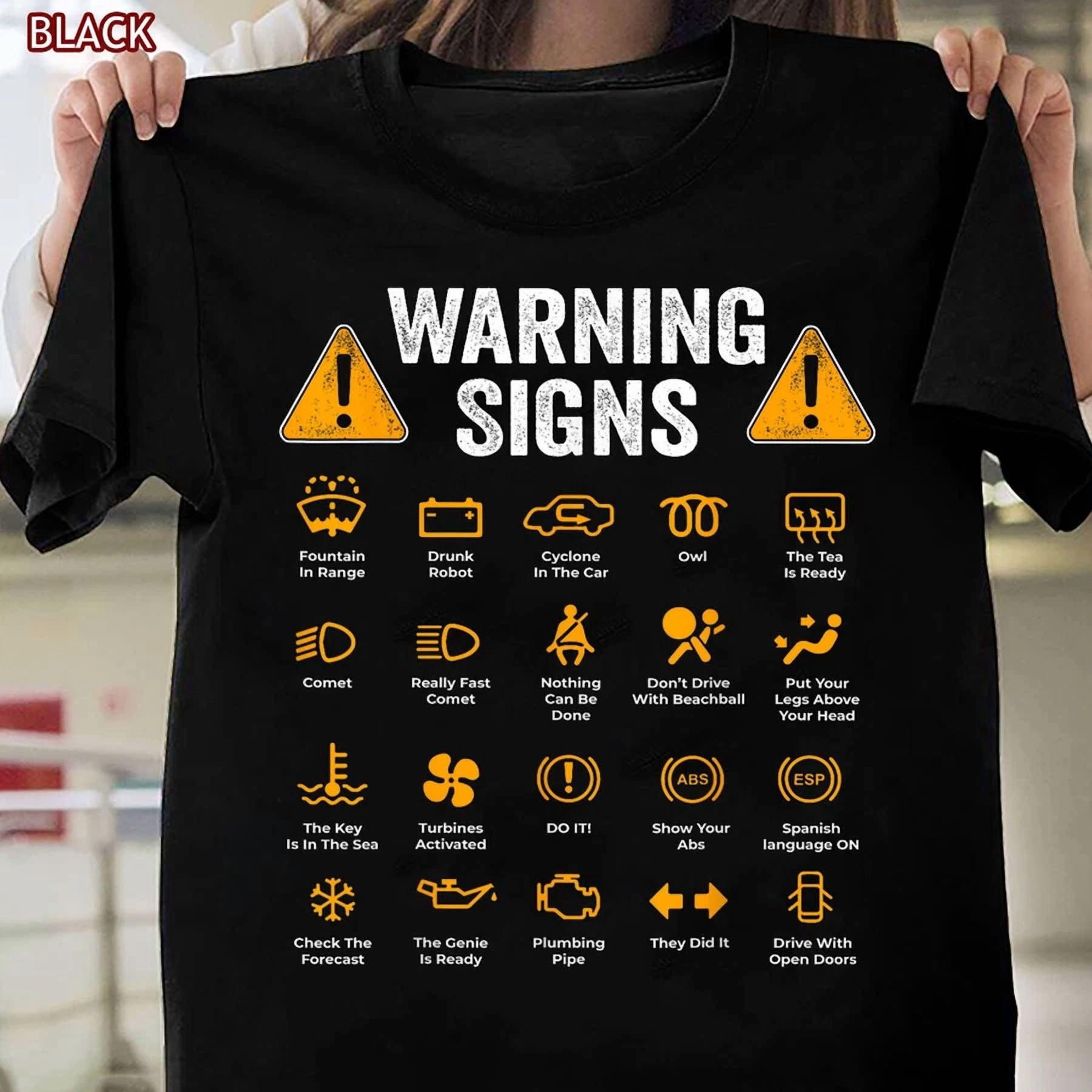 Funny Driving Warning Signs One Hundred One Auto Mechanic Art Graphic ...