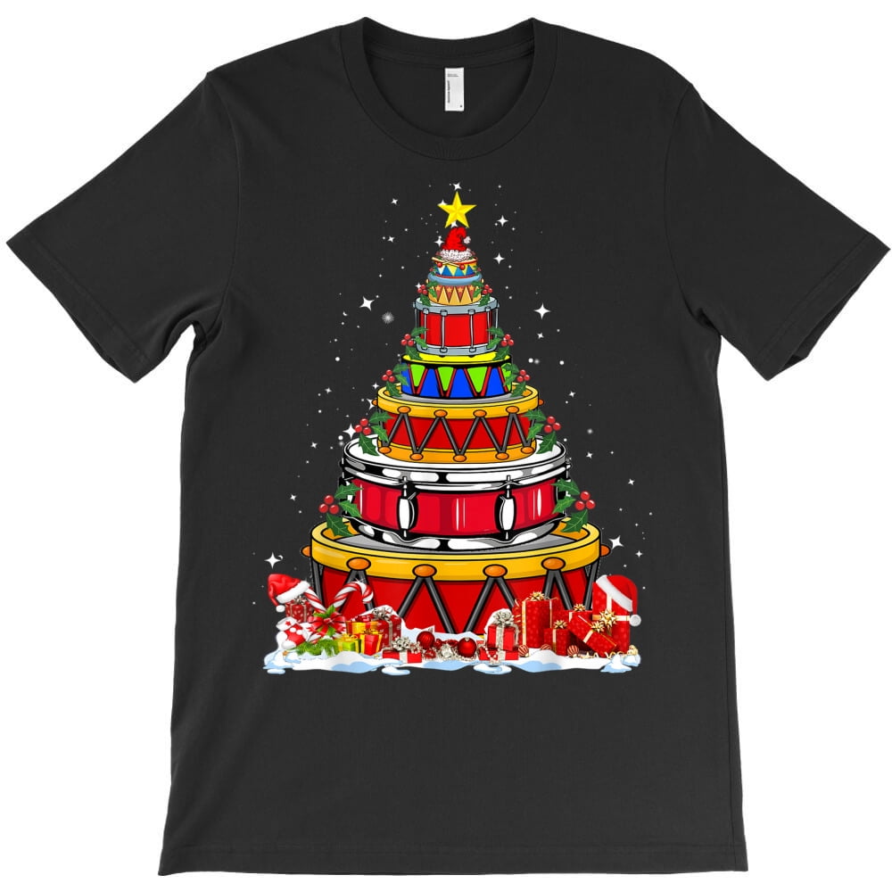 Funny Drumline Christmas Tree Xmas Holiday Marching Band Music Graphic ...