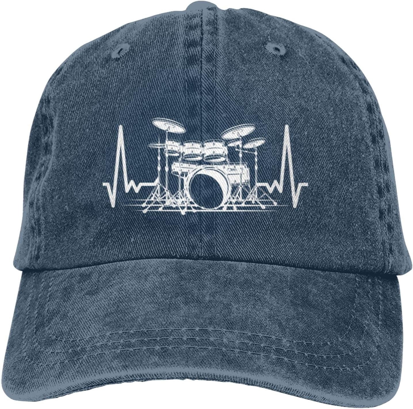 Funny-Drums-Drummer-Drumming-Gifts Men Black Cowboy Hat Trucker Hat ...