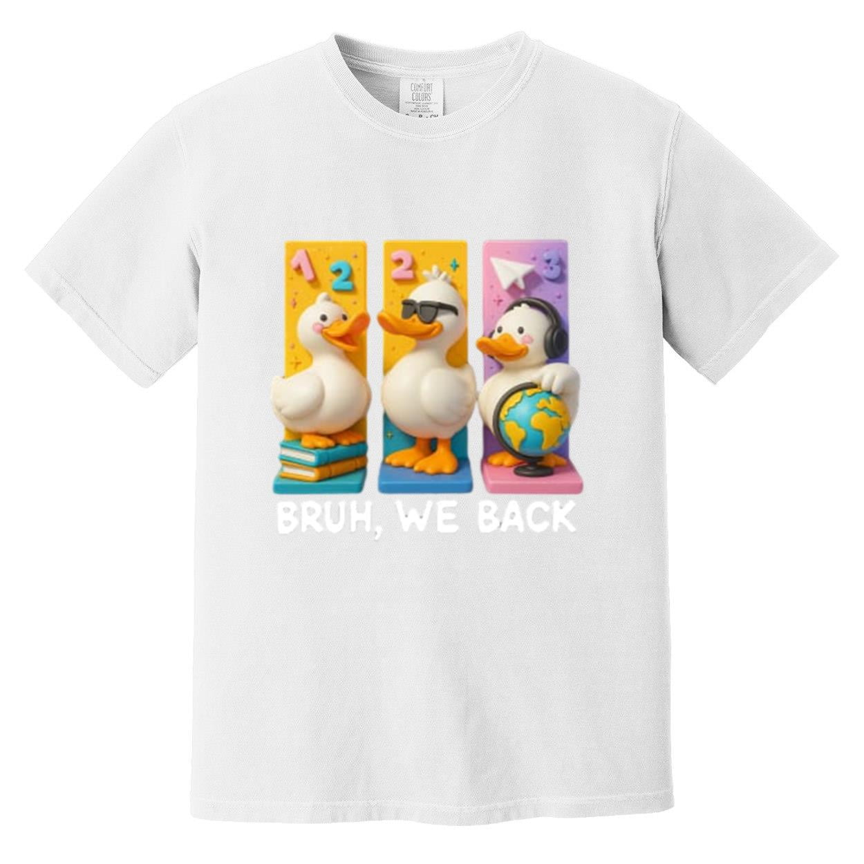 Funny Duck Back to School Cute Student Class of 2025 Graphic Comfort ...