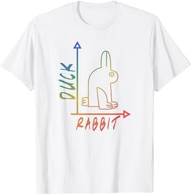 Funny Duck Or Rabbit Optical Illusion Science Nerd Math Geek T-Shirt ...