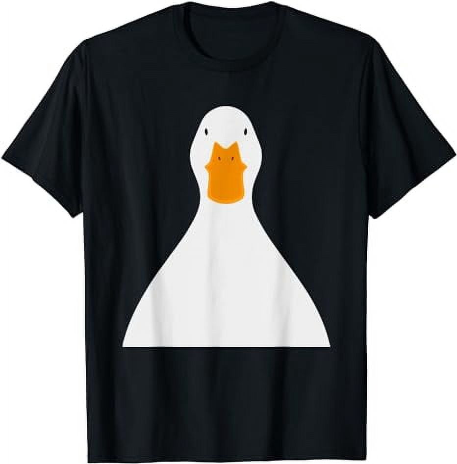 Funny Duck Selfie, Hilarious ID Photo, Serious Duck Humor T-Shirt ...