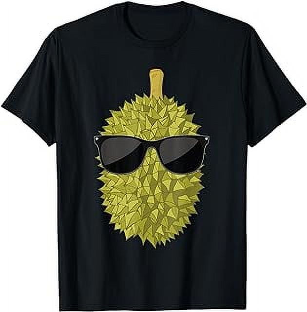 Funny Durian With Sunglasses Costume Durian Fruit Lovers T-Shirt ...