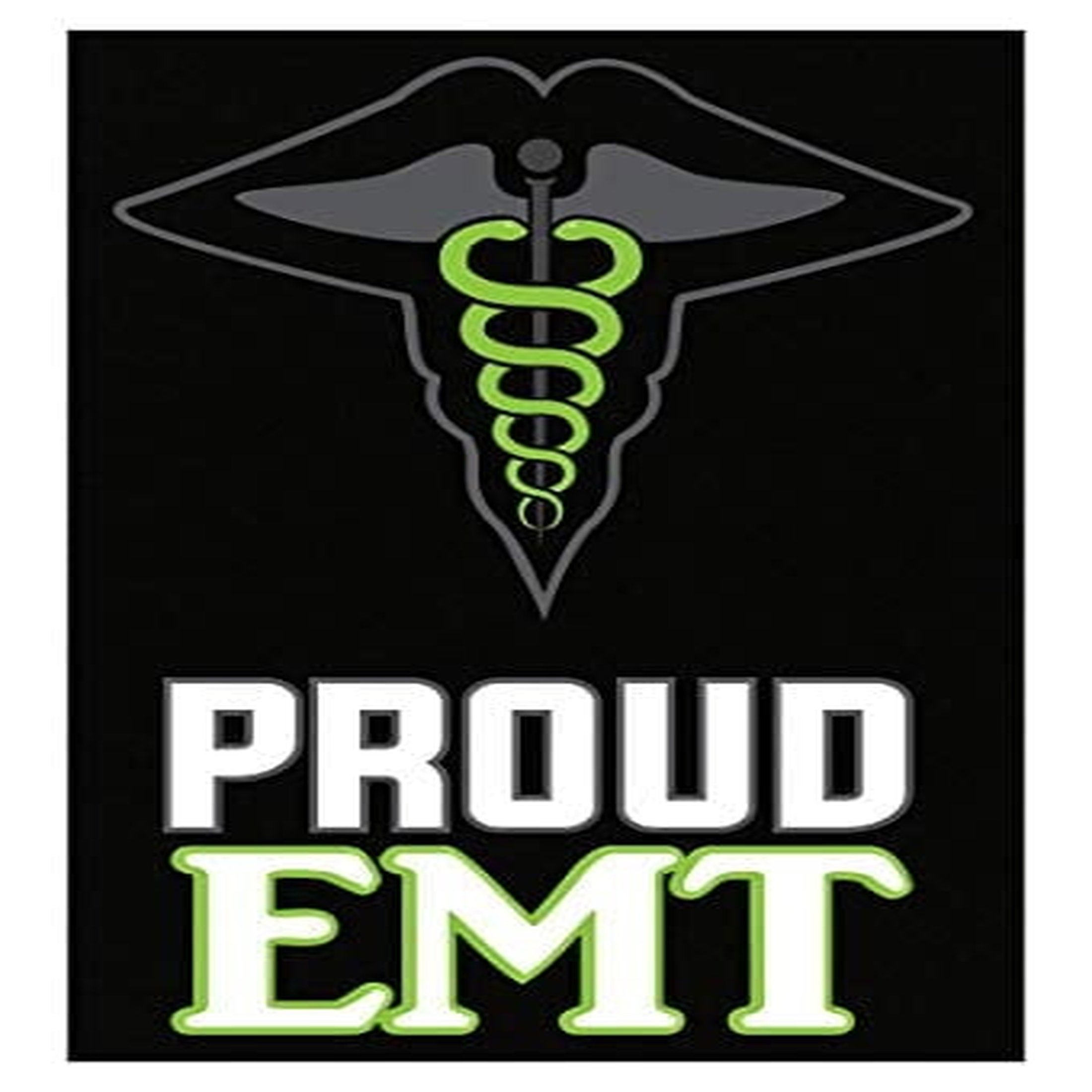 Funny EMT Poster - Proud Emergency Medical Technician Humor for First ...