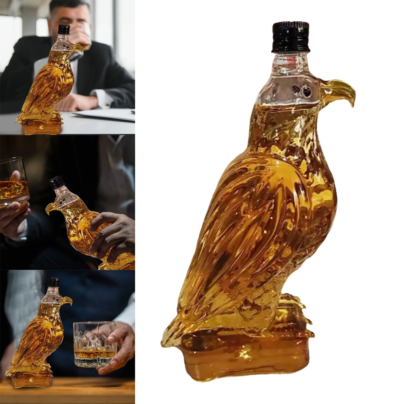 Eagle Decanter â Unique Bottle, Funny Animal Design, Lover's Gift for Dad, Husband or Boyfriend ...