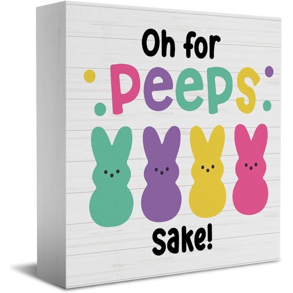 Colorful Easter Day Wooden Home Decoration, Happy Easter Wooden ...