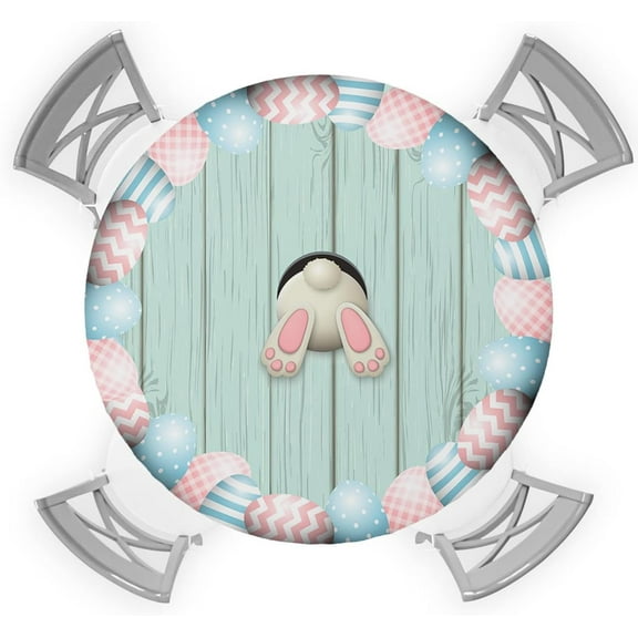 UYUH Easter Cartoon Rabbit Placemat 32x42cm, Heat-Resistant Linen Table ...