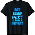 Funny Eat Sleep Yeet Repeat Vintage T-Shirt - Walmart.com