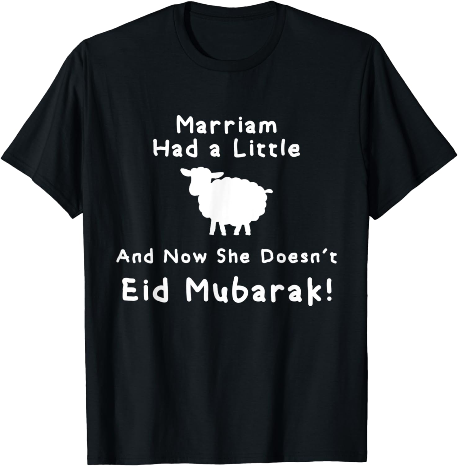 Funny Eid Al Adha Holiday Eid Mubarak Little Lamb Shirt - Walmart.com