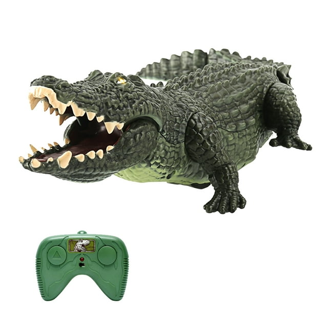 Funny Electric Wireless Remote Control Crocodile Toy Animal Crawling ...