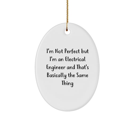 Funny Electrical Engineer Gifts, 'I'm Not Perfect but I'm an Electrical ...