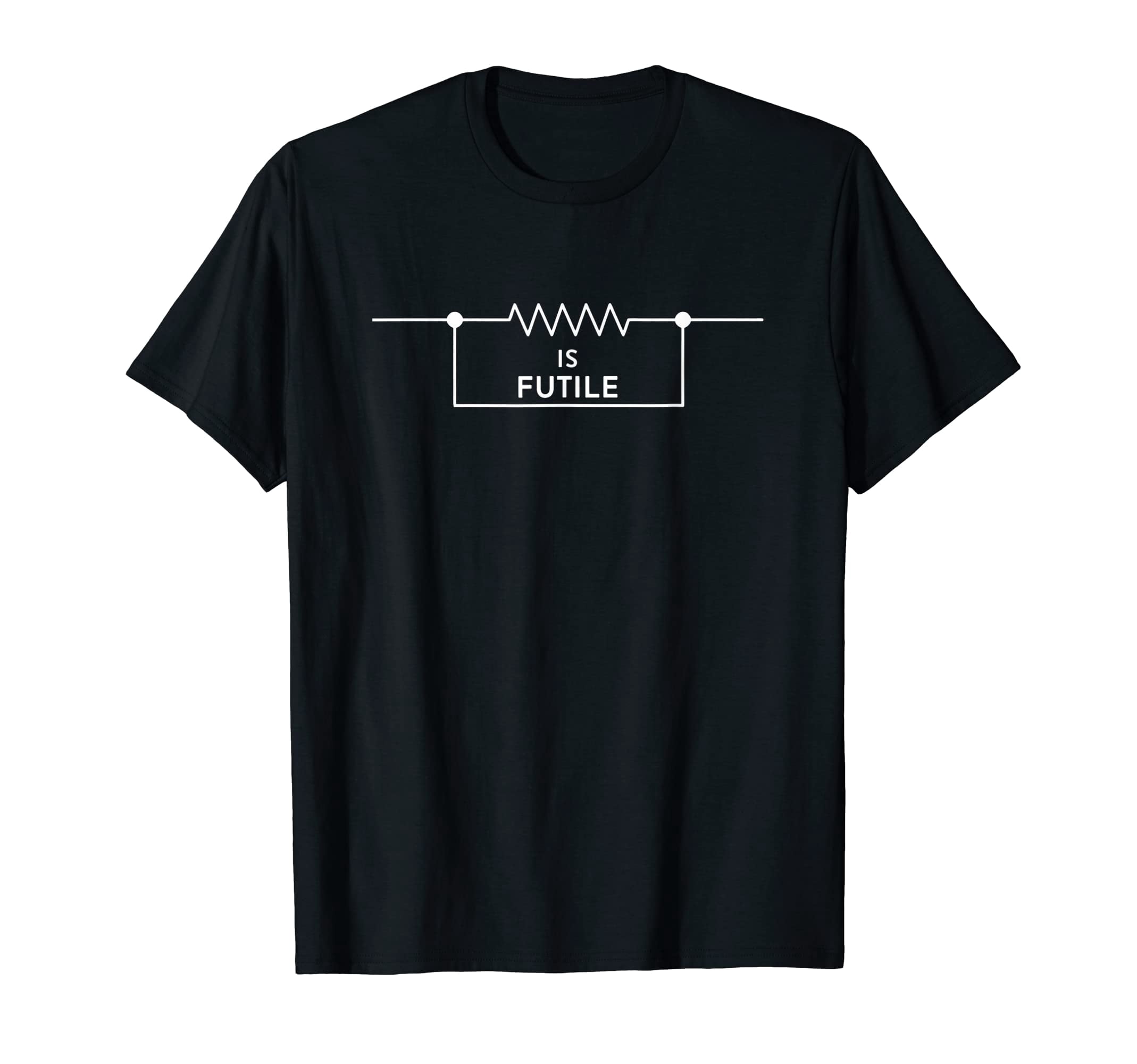 Funny Electrical Engineer Resistor T-Shirt with Circuit Diagram Design ...