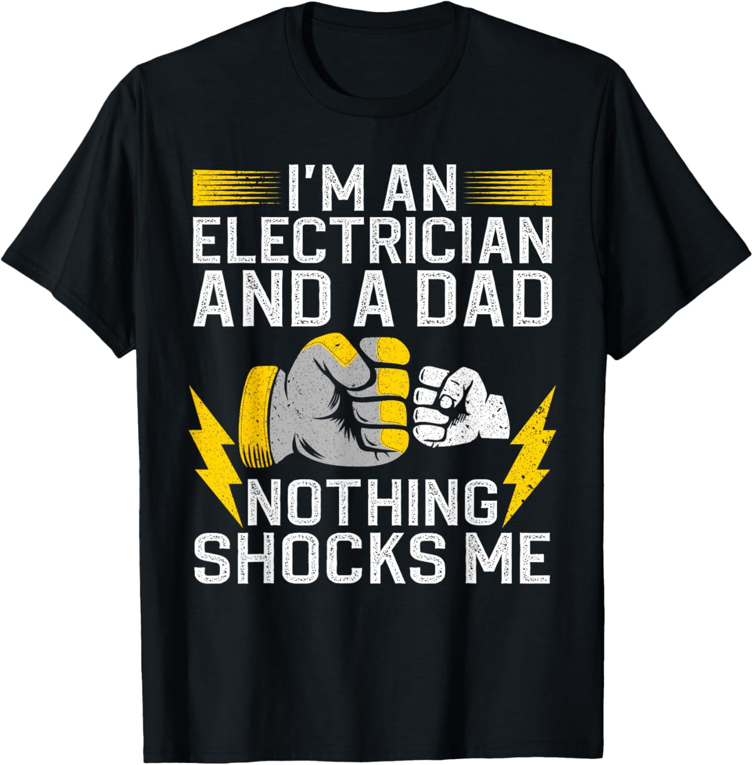 Funny Electrician Design For Men Daddy Electrical Engineers T-Shirt - Walmart.com
