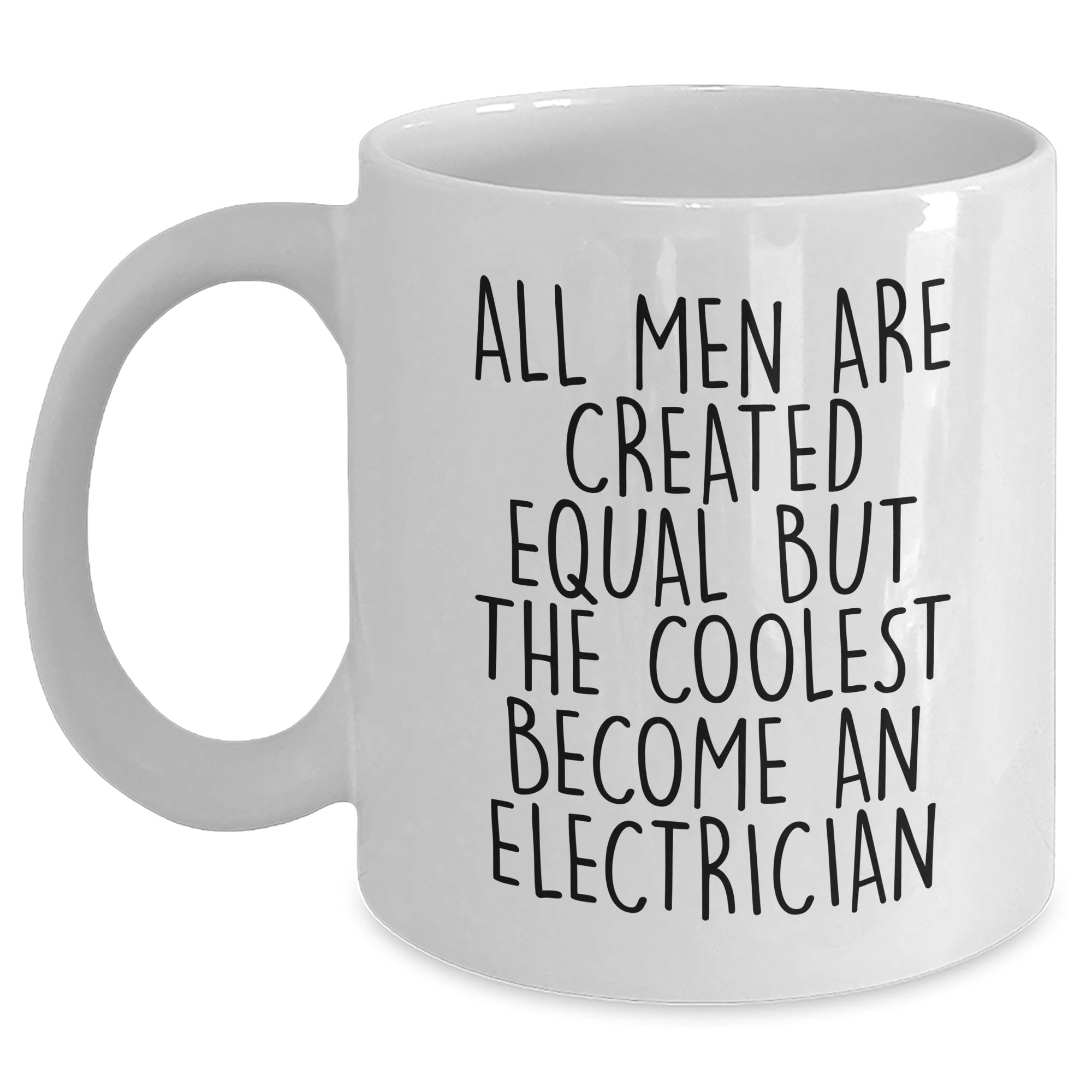 Funny Electrician Gifts from Men, Unique White Coffee Mugs for ...