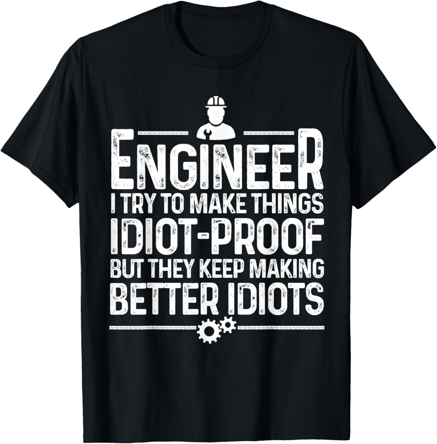 Funny Engineer Gift For Men Women Cool Engineering Mechanic 100%Cotton ...