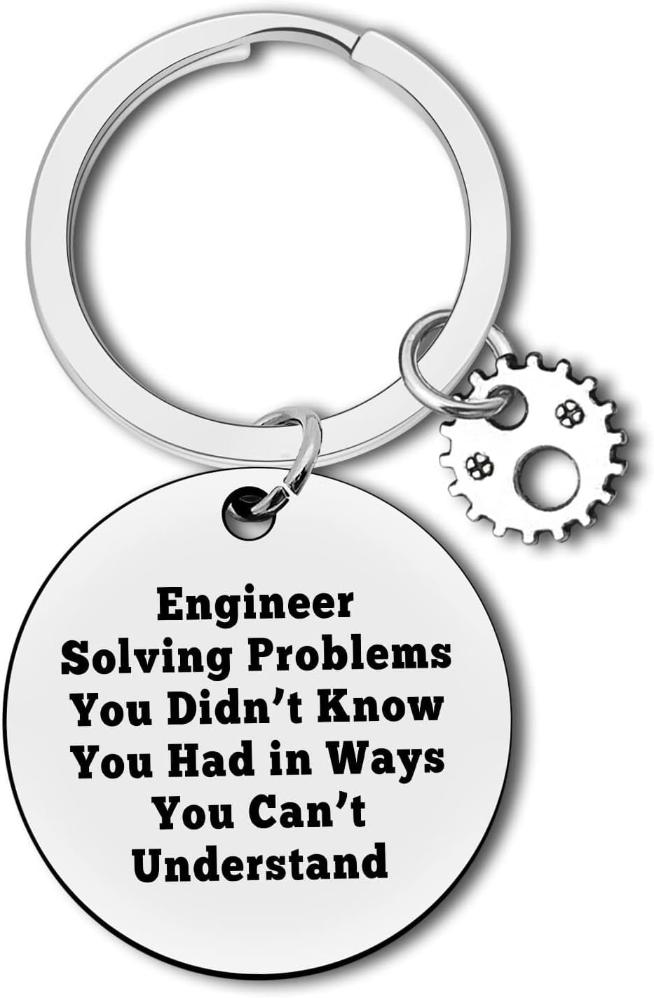 Funny Engineering Student Keychain - Mechanical Architect Construction ...