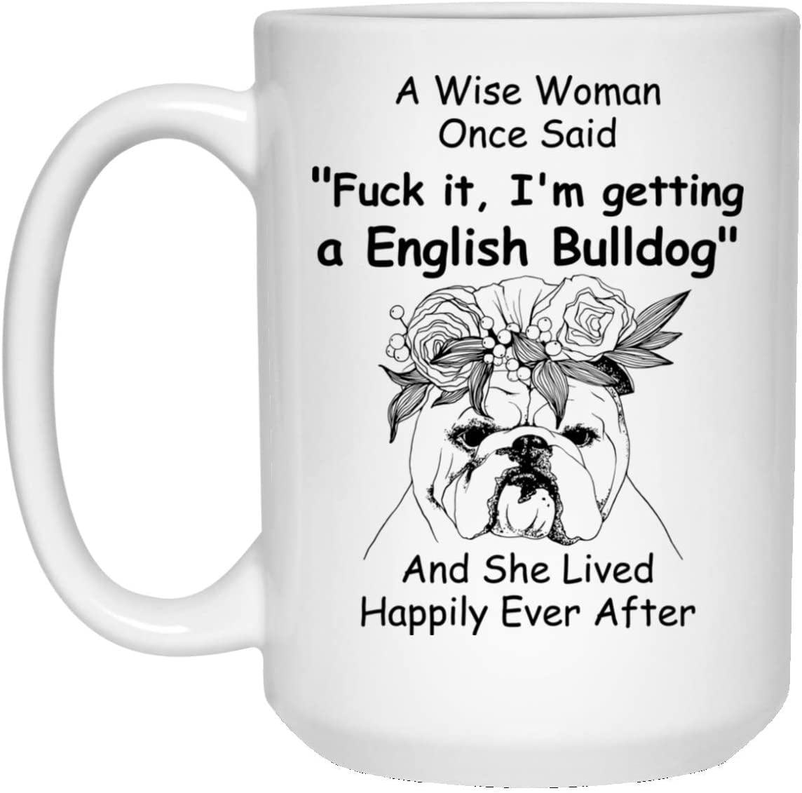 Funny English BullDog Gifts For Women Witty Wise Woman Gift Christmas ...