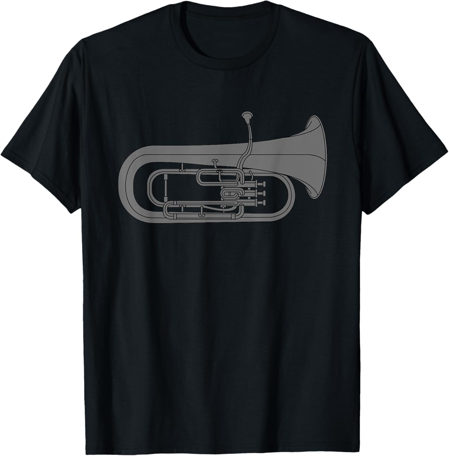 Funny Euphonium Player Marching Band Baritone Tuba Men Gift T-Shirt ...