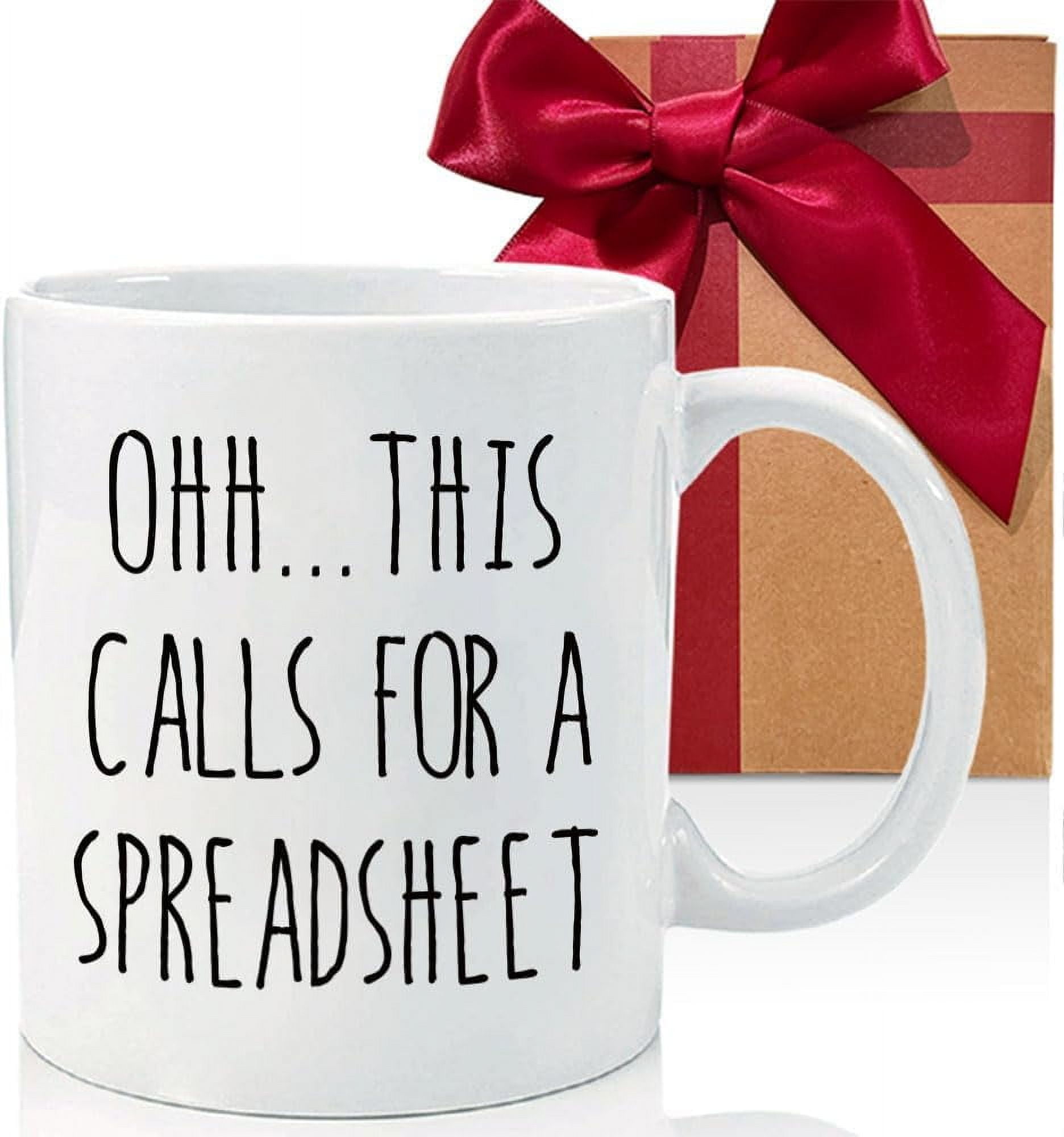 Funny Excel Coffee Mug, Spreadsheet Excel Cup Gifts for Friends ...