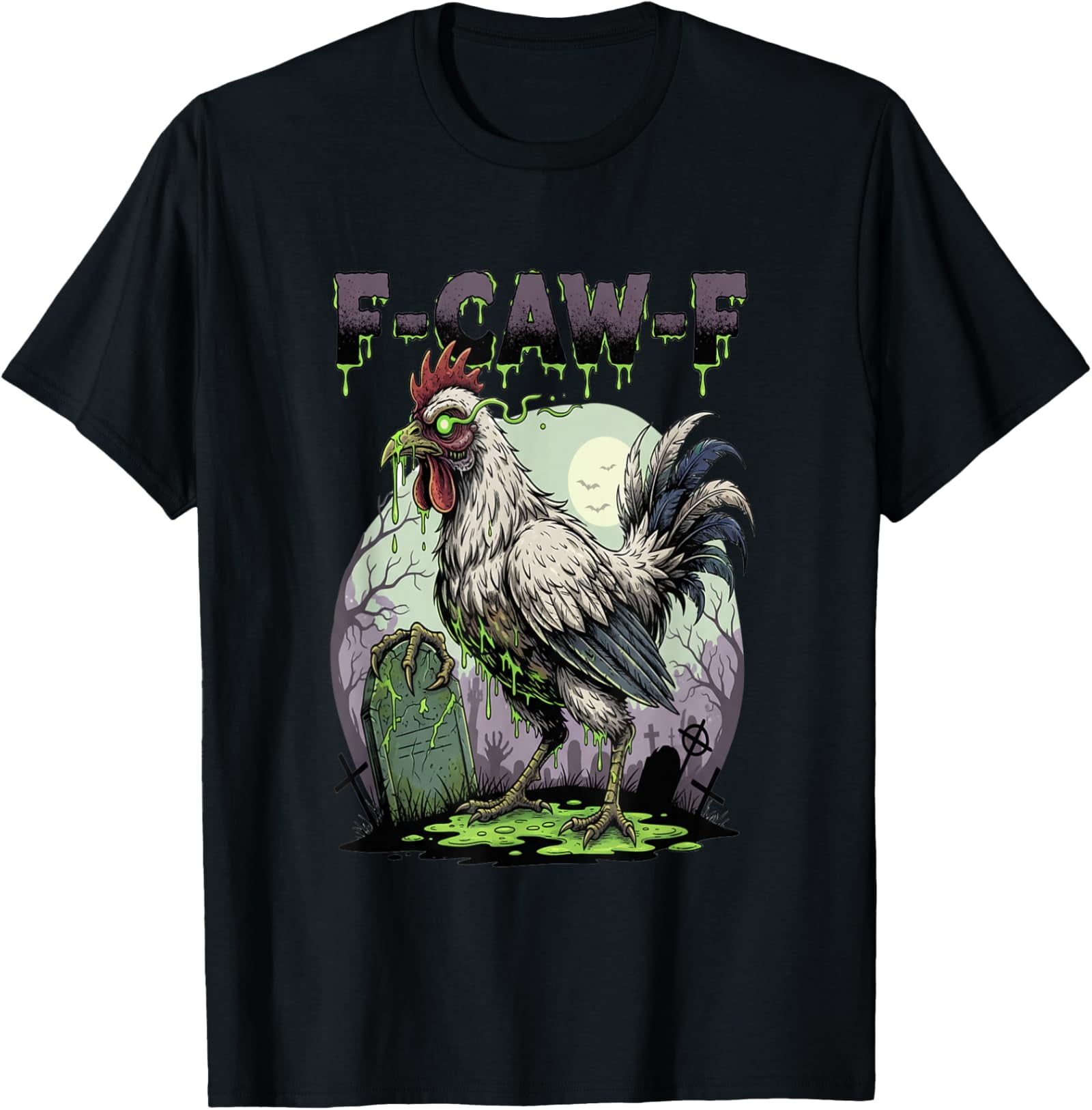 Funny F-CAW-F Meme Parody for F-Kaw-F Crow Fans Vintage T-Shirt - Walmart.com