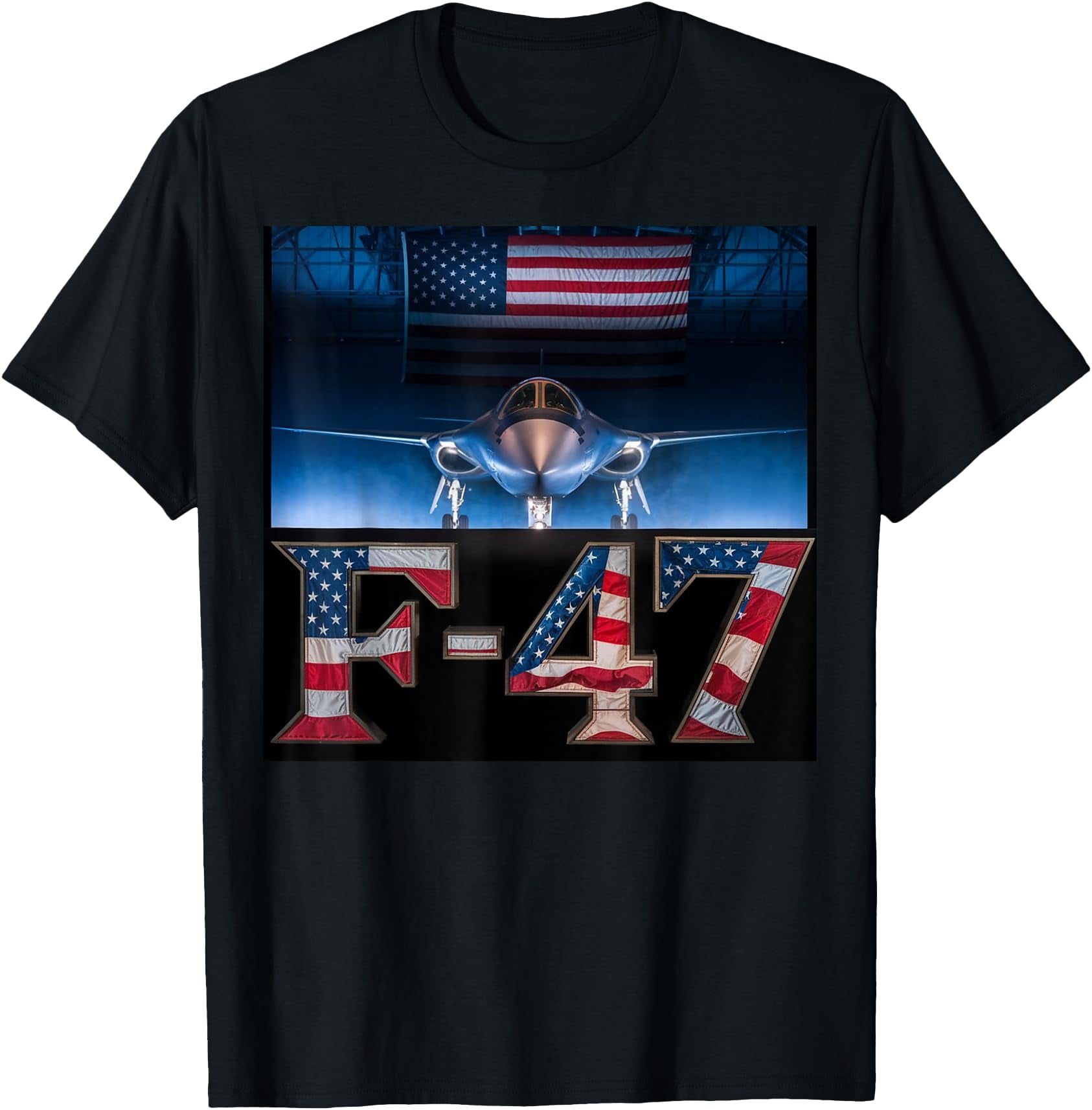Funny F47 Fighter F-47 Jet Fighter Aircraft T-Shirt - Walmart.com