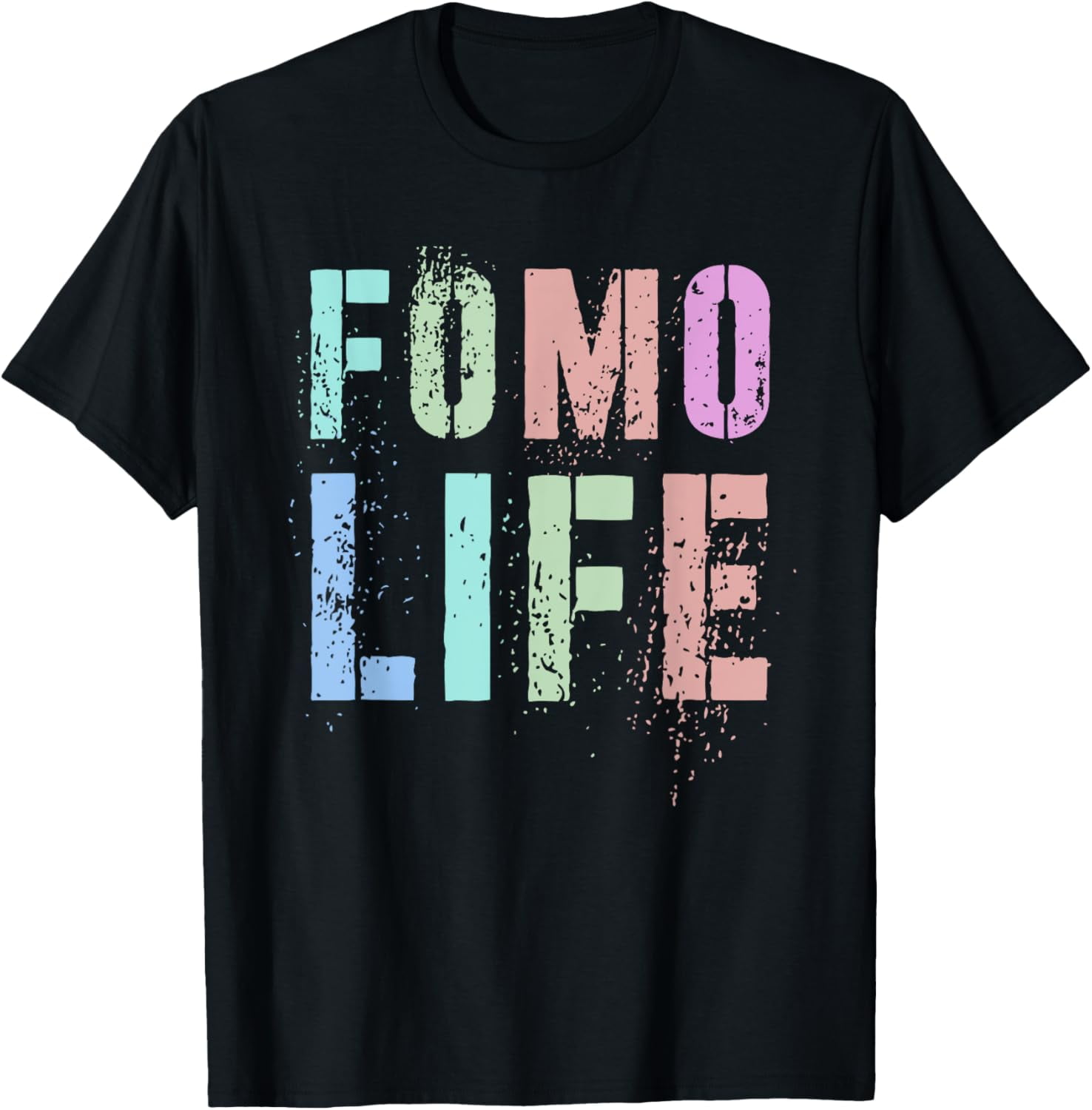 Funny FOMO LIFE Company Grunge Meme Trading Girls Vacay T-Shirt ...