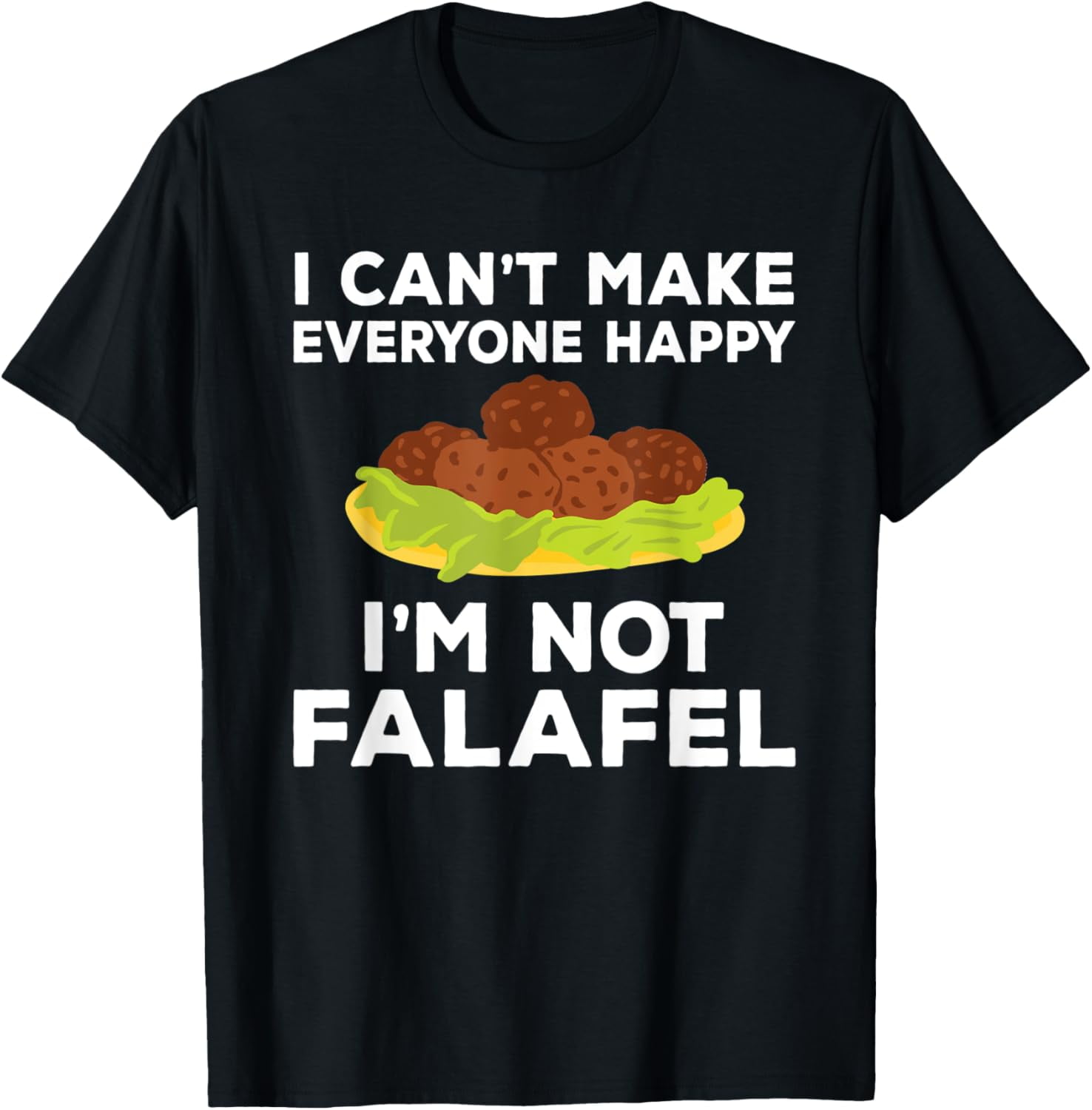 Funny Falafel Lover Costume Vegan Arabic Food T-Shirt - Walmart.com