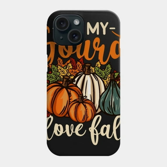Funny Fall Pun Oh My Gourd Happy Fall Yall Compatible Phone Case for ...