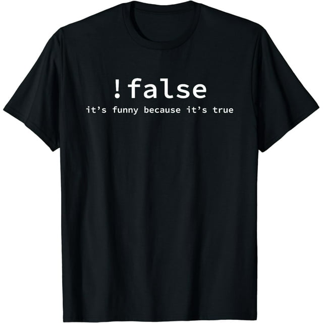 Funny False Programming Coding Short Sleeve T Shirt For Programmers