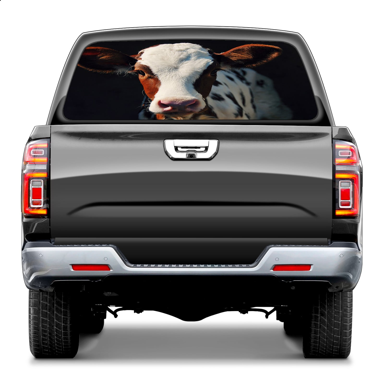 Funny Farm Animal Cow Rear Window Decals for Trucks- Pickup Car Window ...