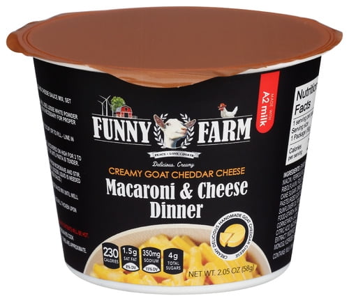 Funny Farm Mac & Cheese Goat Cheddar 2.05 oz (10-Pack) - Walmart ...