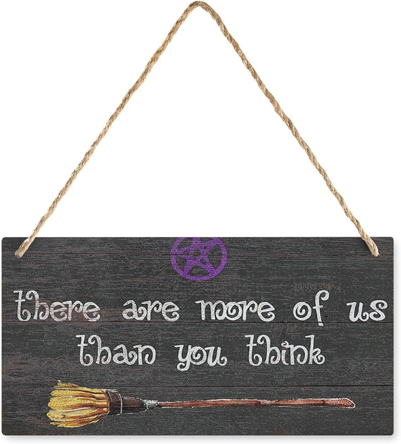 Funny Farmhouse Style Wood Sign Witch Sign Witchy Decor Retro Kitchen ...